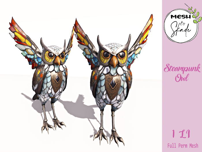 Second Life Marketplace Mbs Steampunk Owl